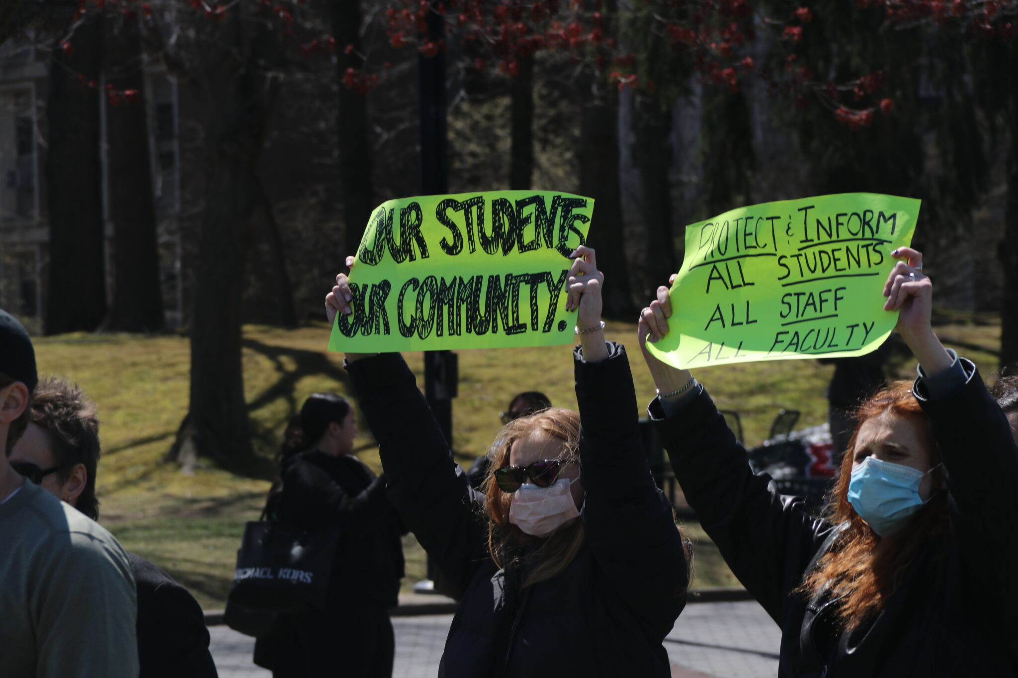 SBU community protests revocation of 11 international students’ visas ...